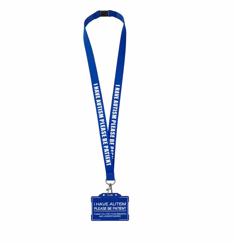 Autism Awareness Lanyard | Please Be Patient ID Card – Printed Products